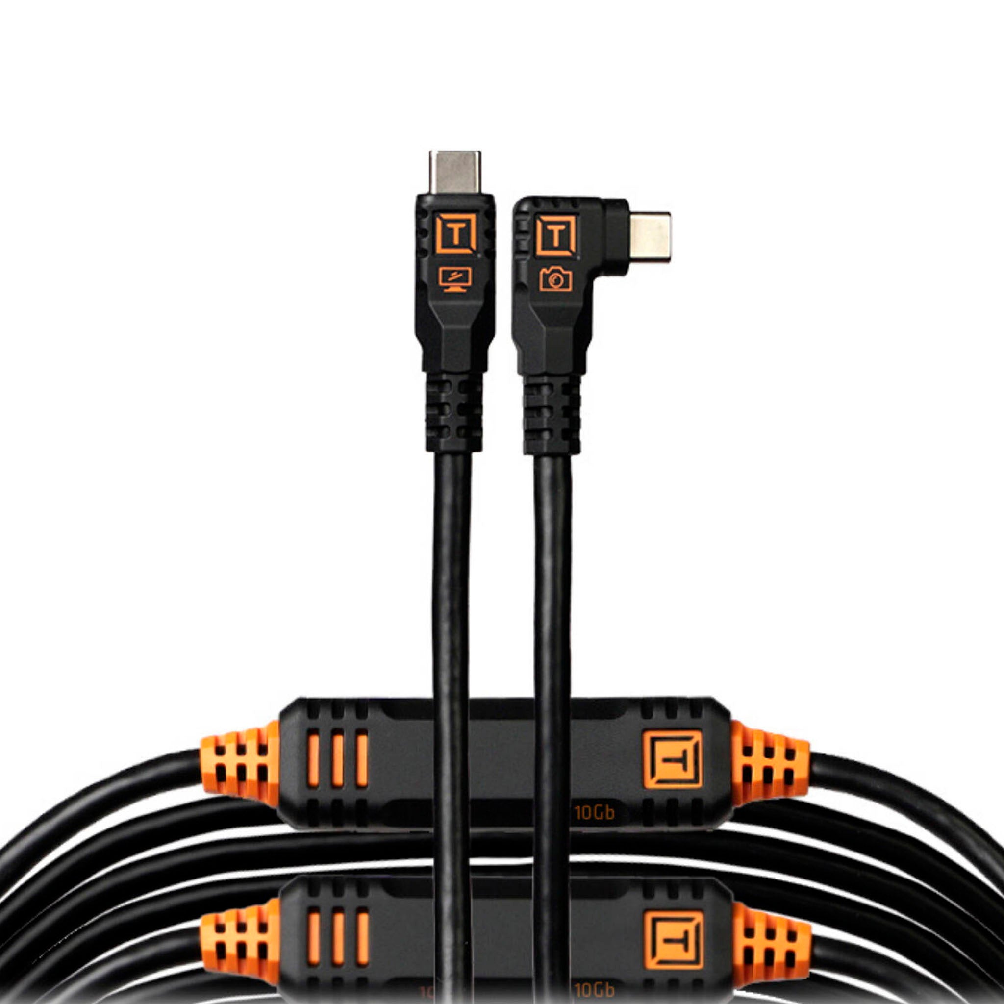 Cable USB-C TetherPro Optima 9.5m con Right Angle Tether Tools - Negro – Profoto