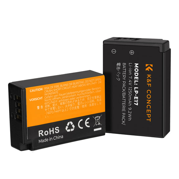 Batería Recargable K&F Concept Tipo LP-E17 para Canon – Profoto