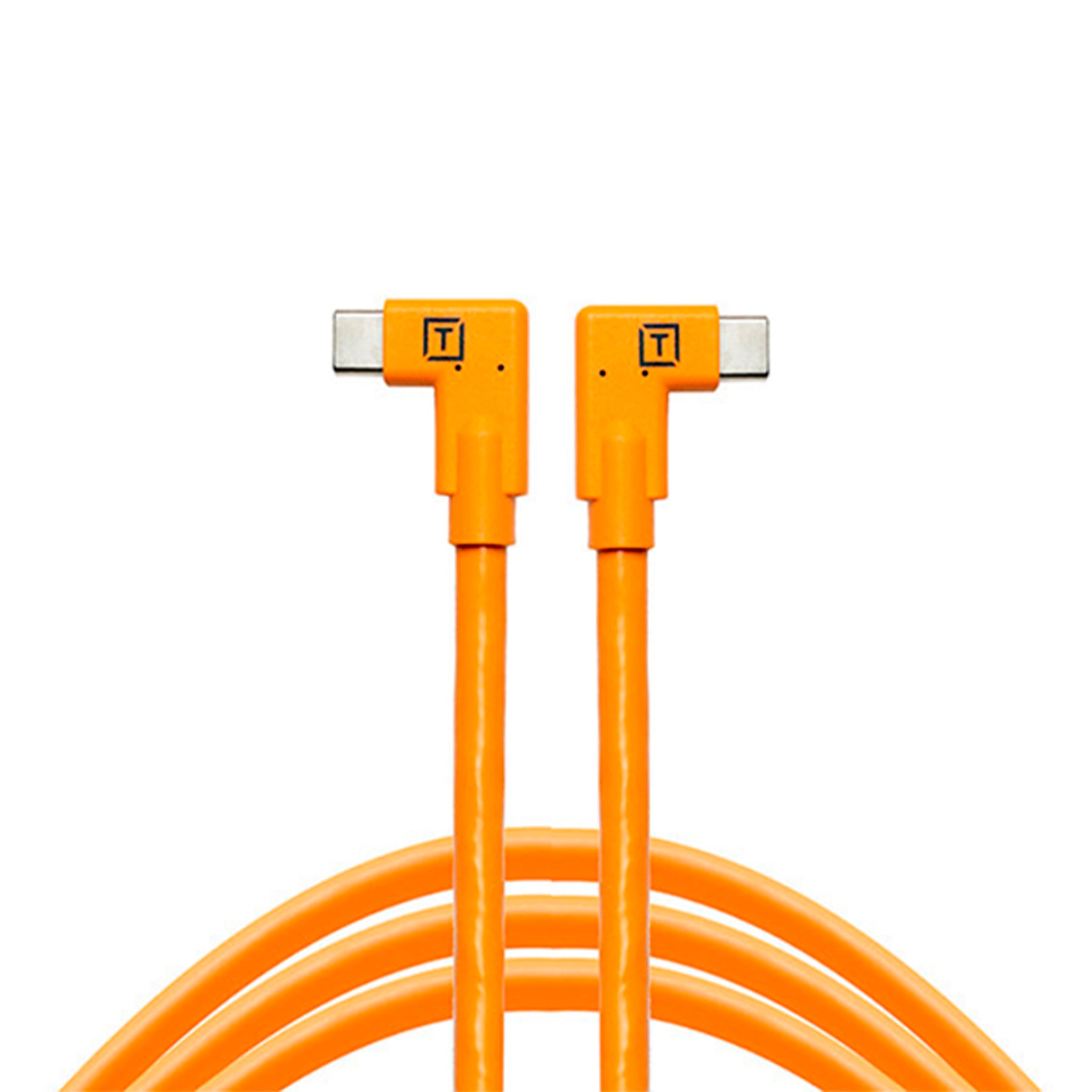 Cable Tether Tools USB-C a USB-C Ángulo Recto Dual TetherPro 4.6m – Profoto