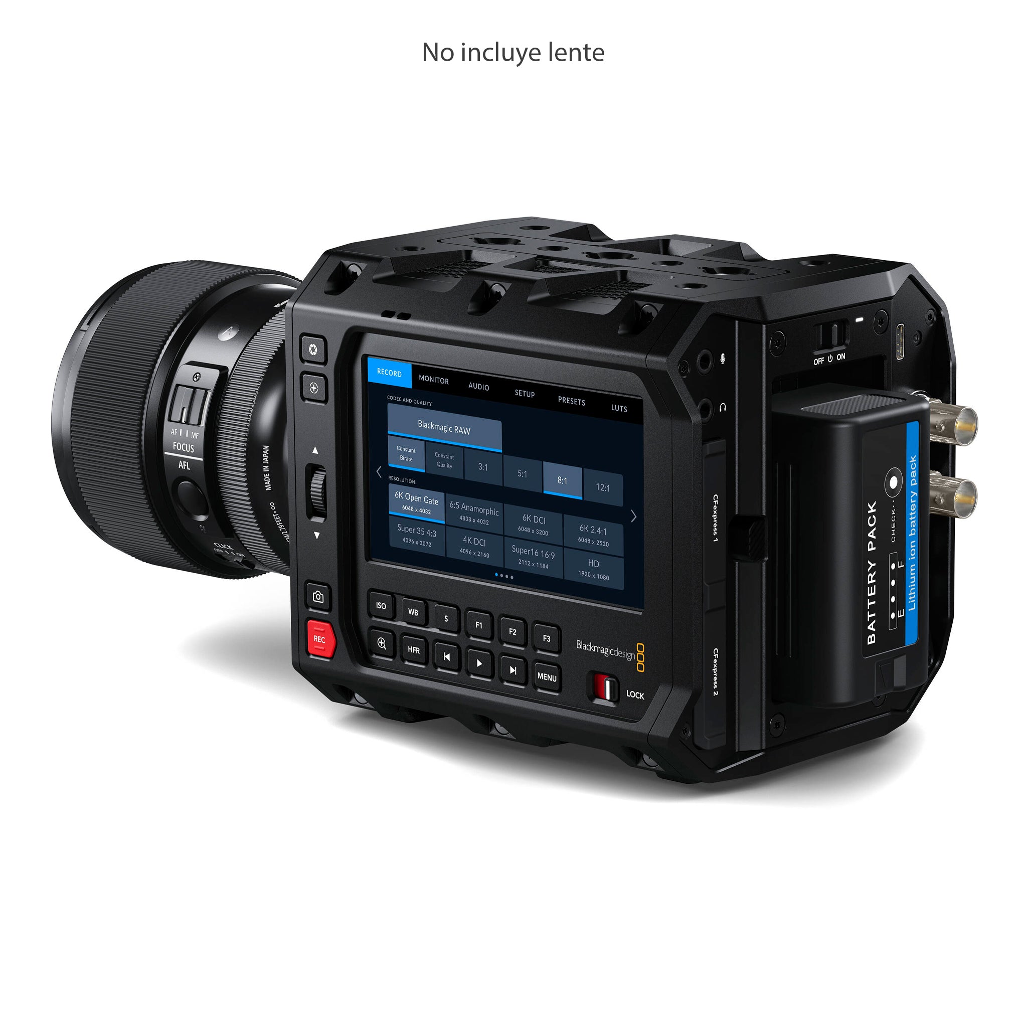 Cámara Blackmagic PYXIS 6K con Montura ARRI PL – Profoto