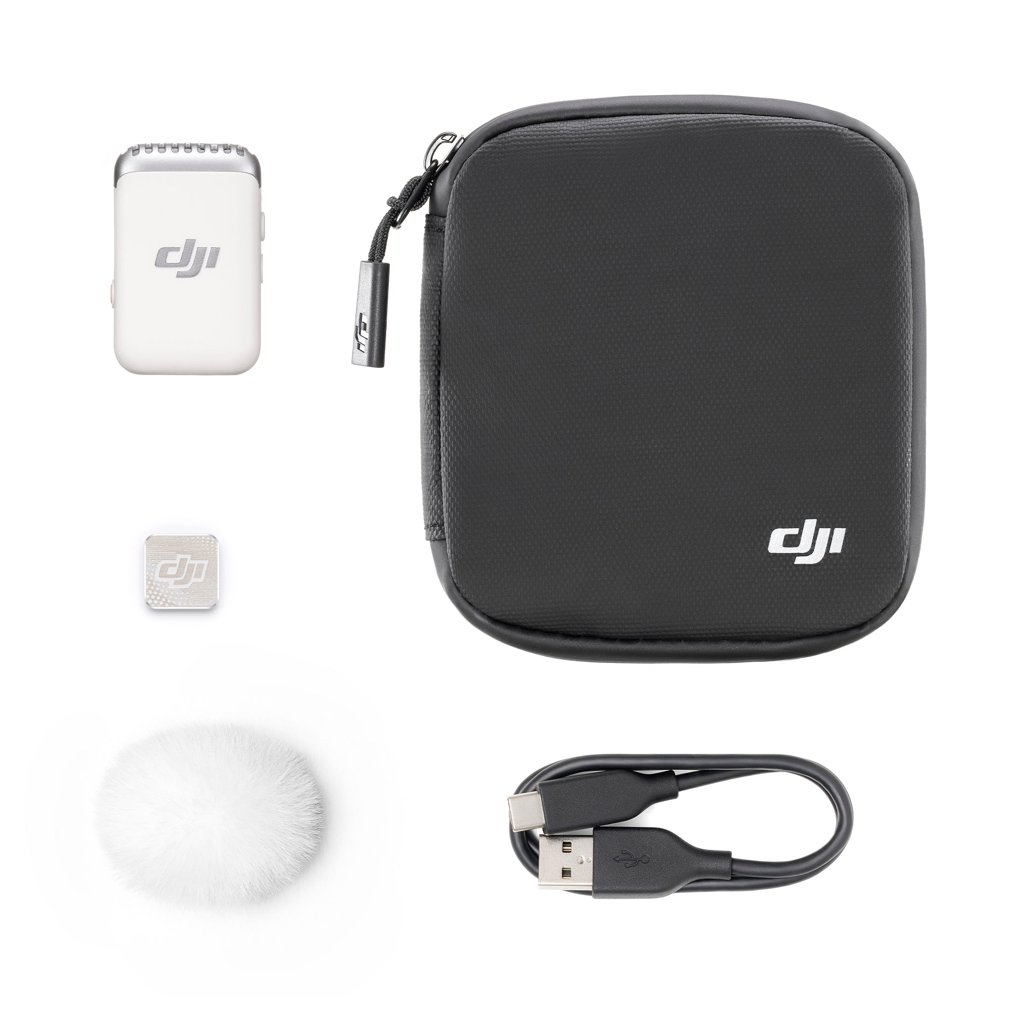 Micrófono Transmisor DJI Mic 2 Clip-On 2.4GHz Pearl White – Profoto