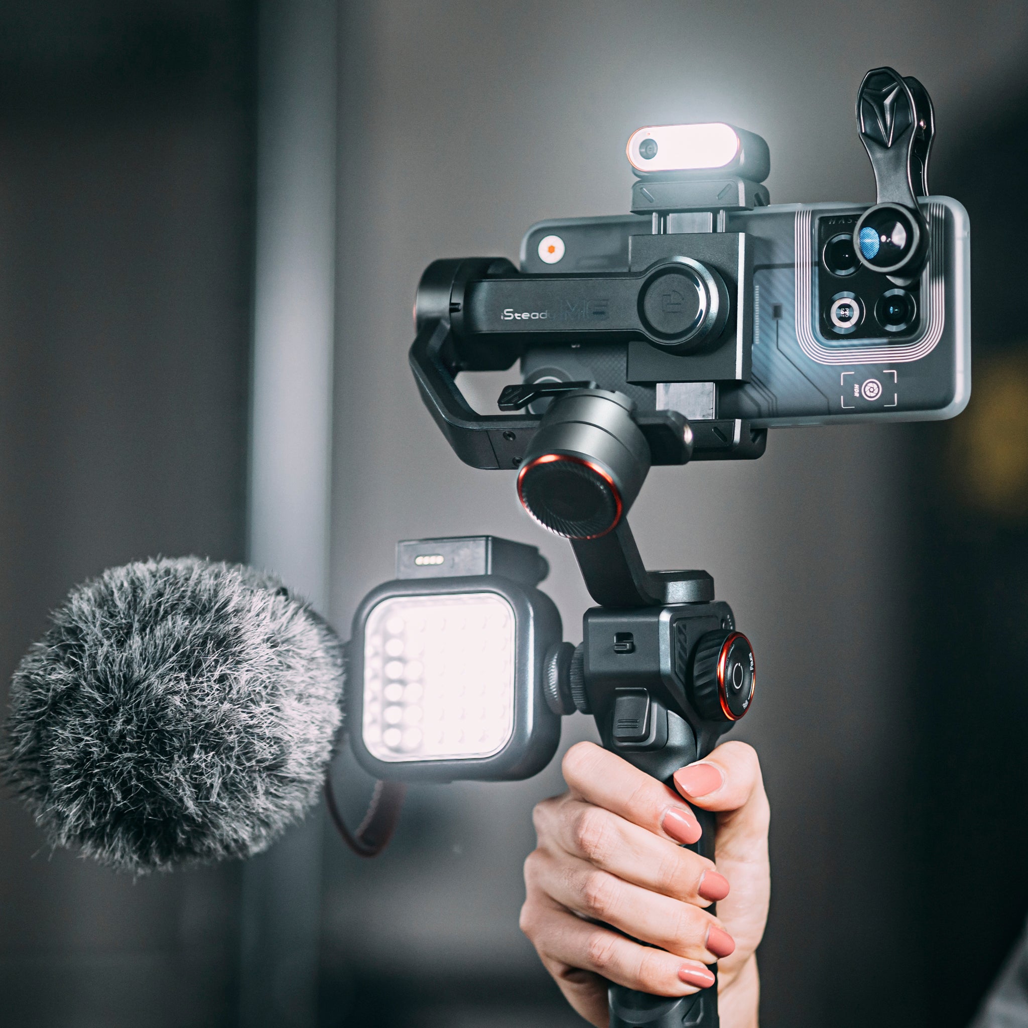 Kit Estabilizador Gimbal para Celular Hohem iSteady M6 con Sensor AI ...