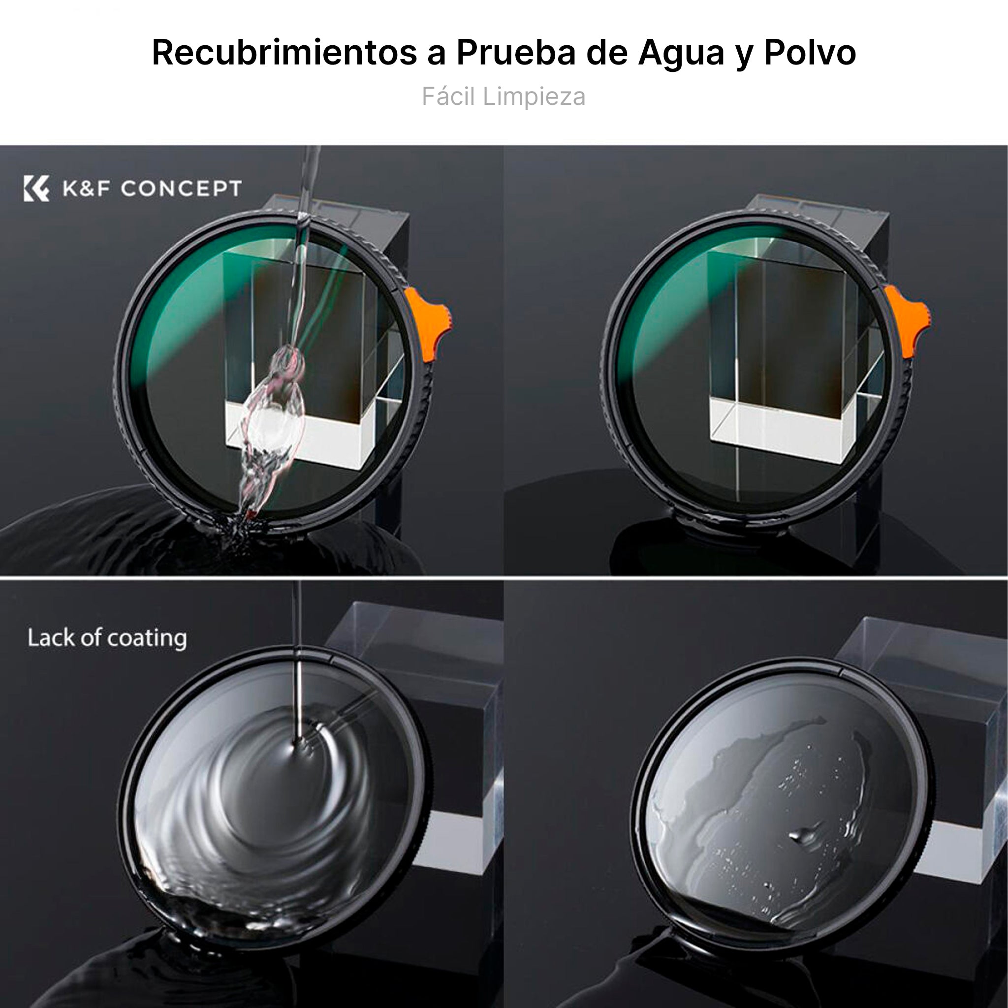 Filtro Densidad Neutra Variable K&F Concept 49mm ND2-ND400 Serie Nano ...