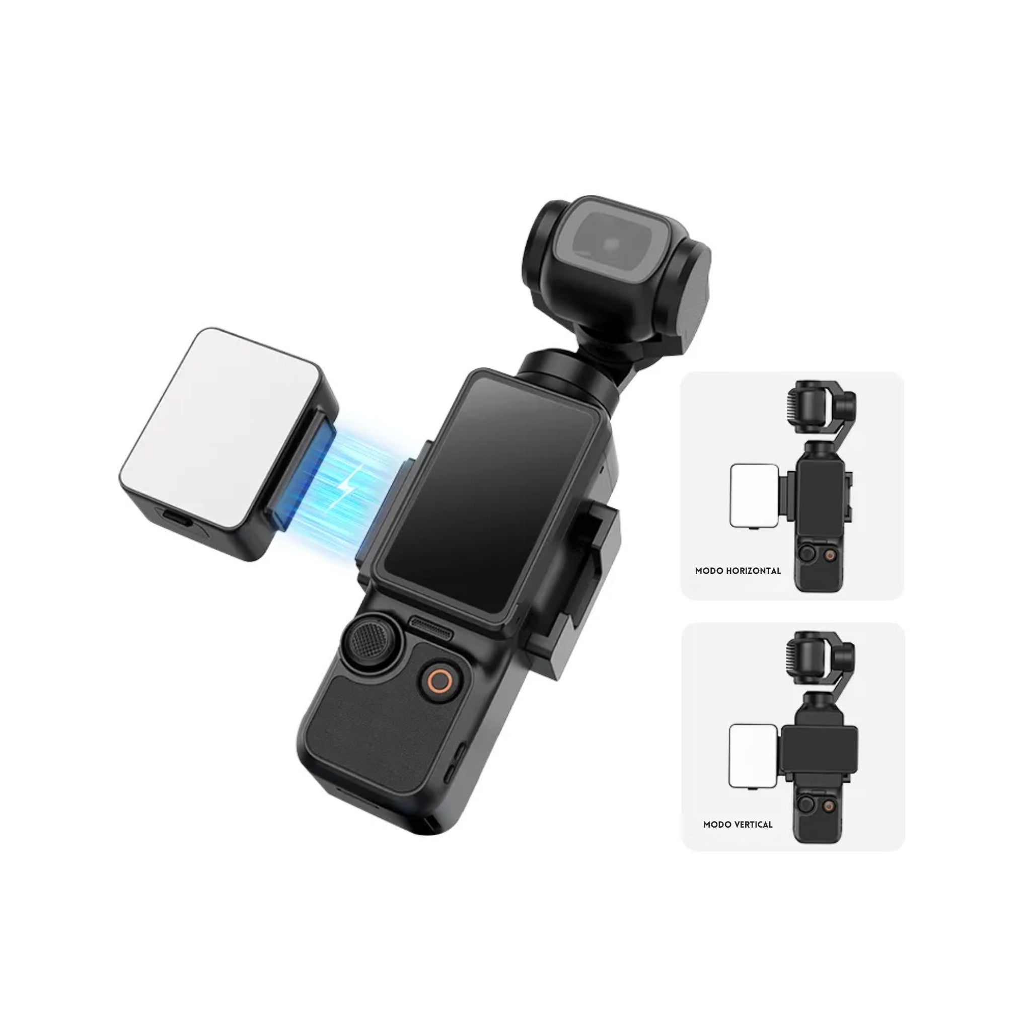 Mini Luz LED Magnética Ulanzi LM001 para DJI Osmo Pocket 3 – Profoto