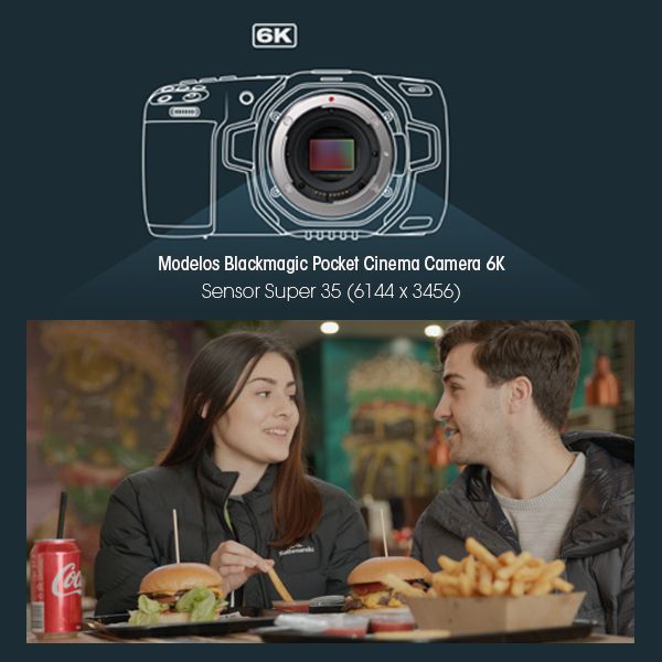 Cámara 6K Pro Blackmagic Pocket Cinema – Profoto