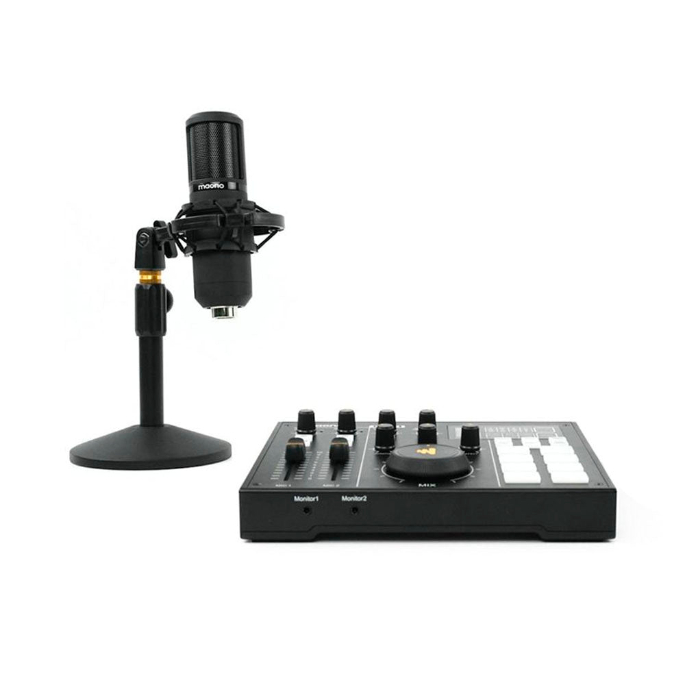 Kit Estudio Podcast Maono AU-AM100-K1 Micrófono Condensador – Profoto