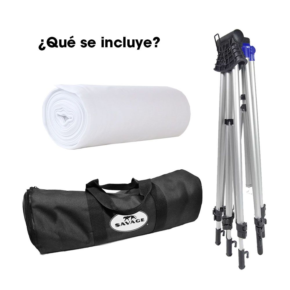 Kit Fondo Extensible Savage Blanco con Portafondo 1.5x3.6m - PROFOTO ...