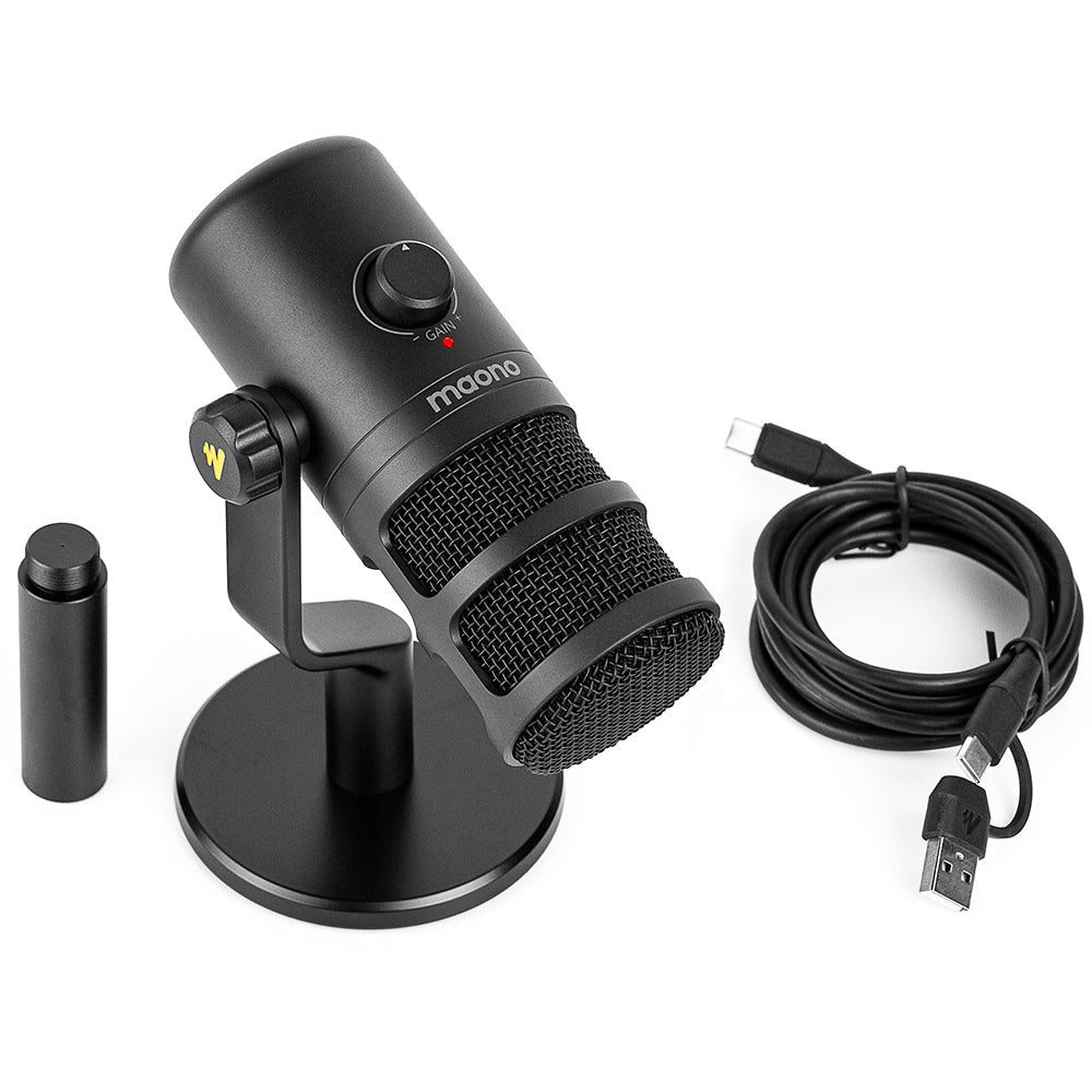 Micrófono Maono PD100U Cardioide Dinámico USB para Podcast - Profoto