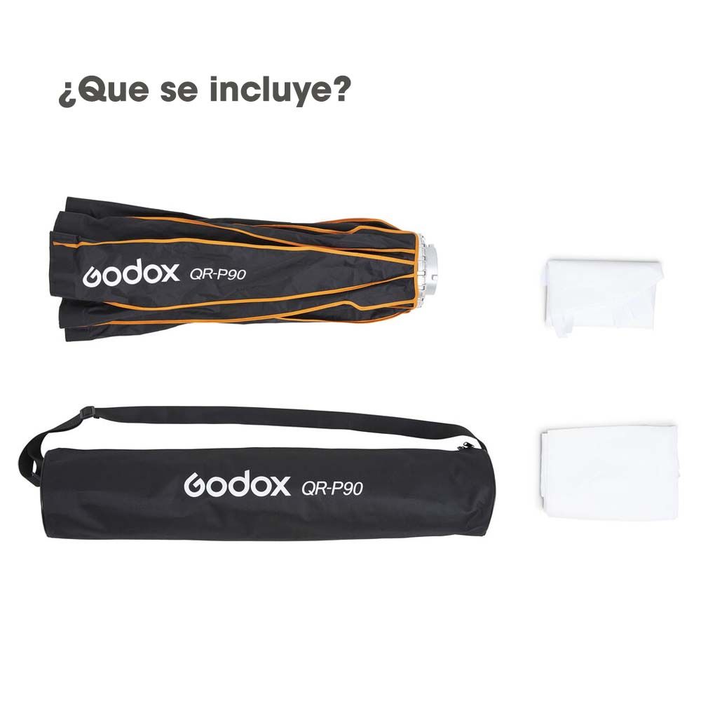 Softbox Parabólico Godox 90cm Liberación Rápida Montura Bowens ...